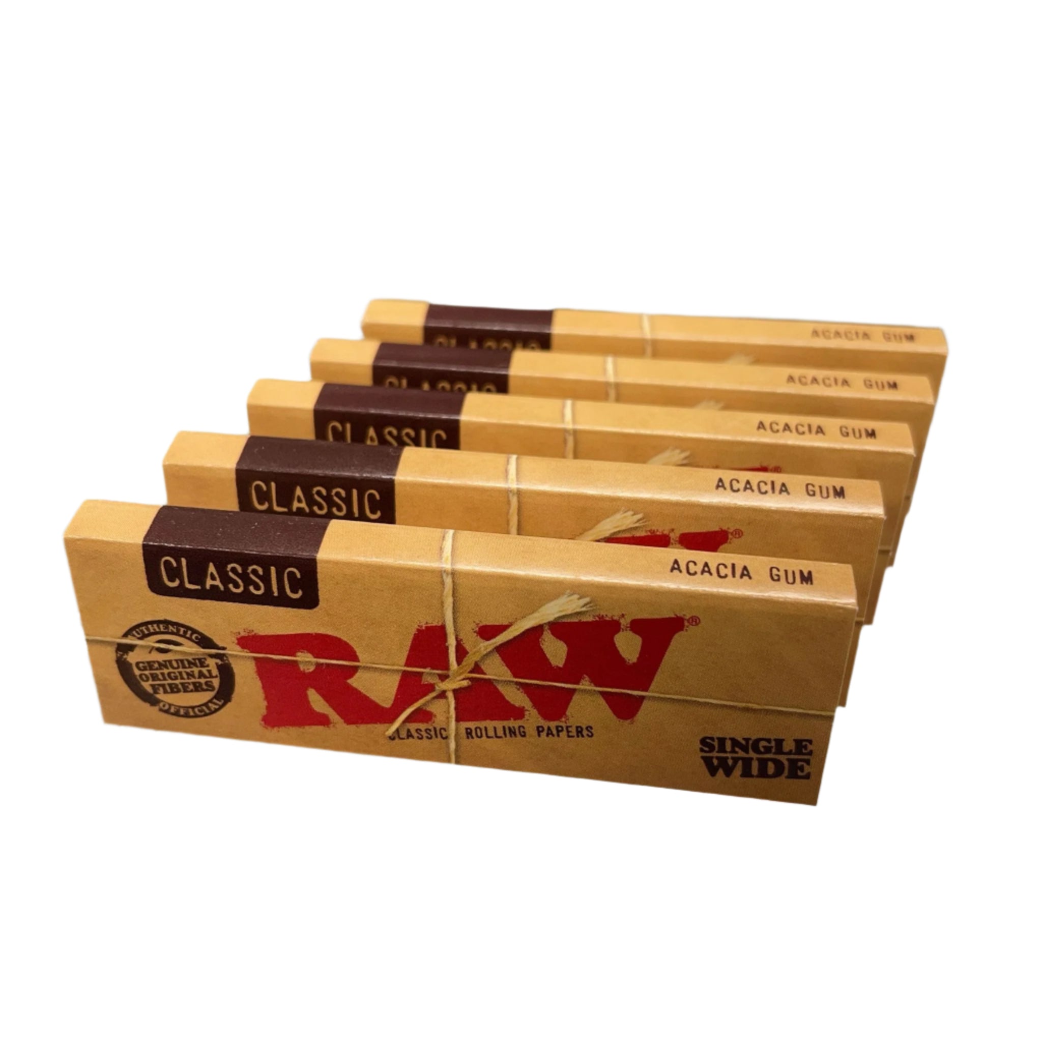 RAW Classic Single Wide Papers 50s (5PK) – Smoke Online